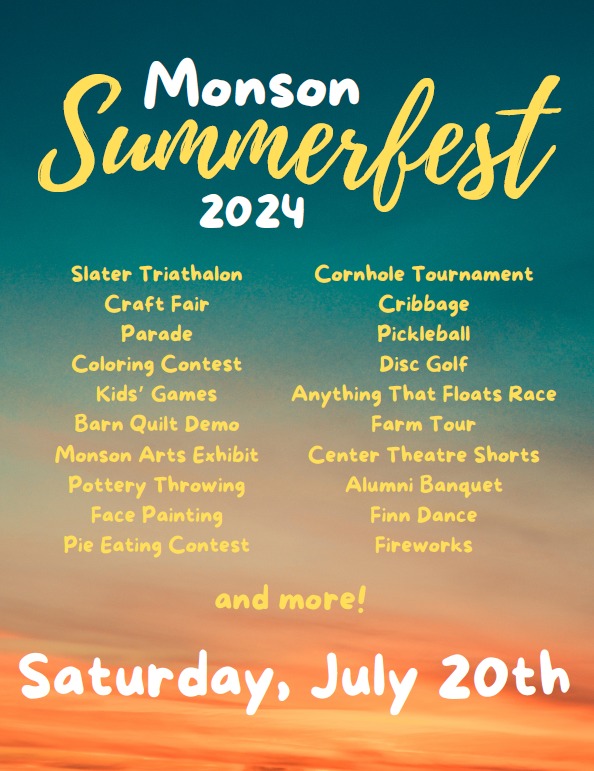 Monson Summerfest 2024 - Moosehead Lakeshore Journal